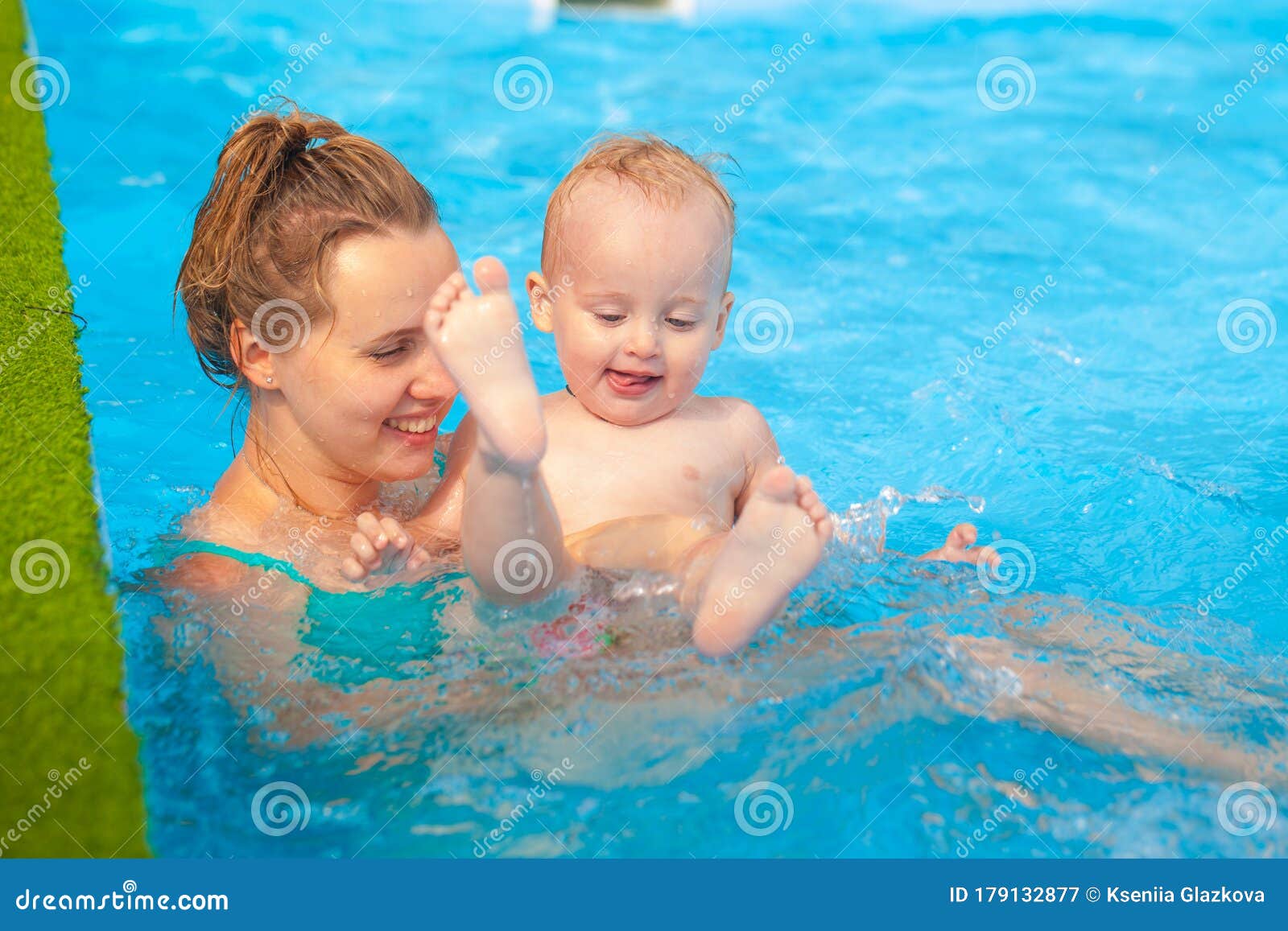 Mom and Baby Have a Rest in Stock Image - Image of enjoyment, relax ...