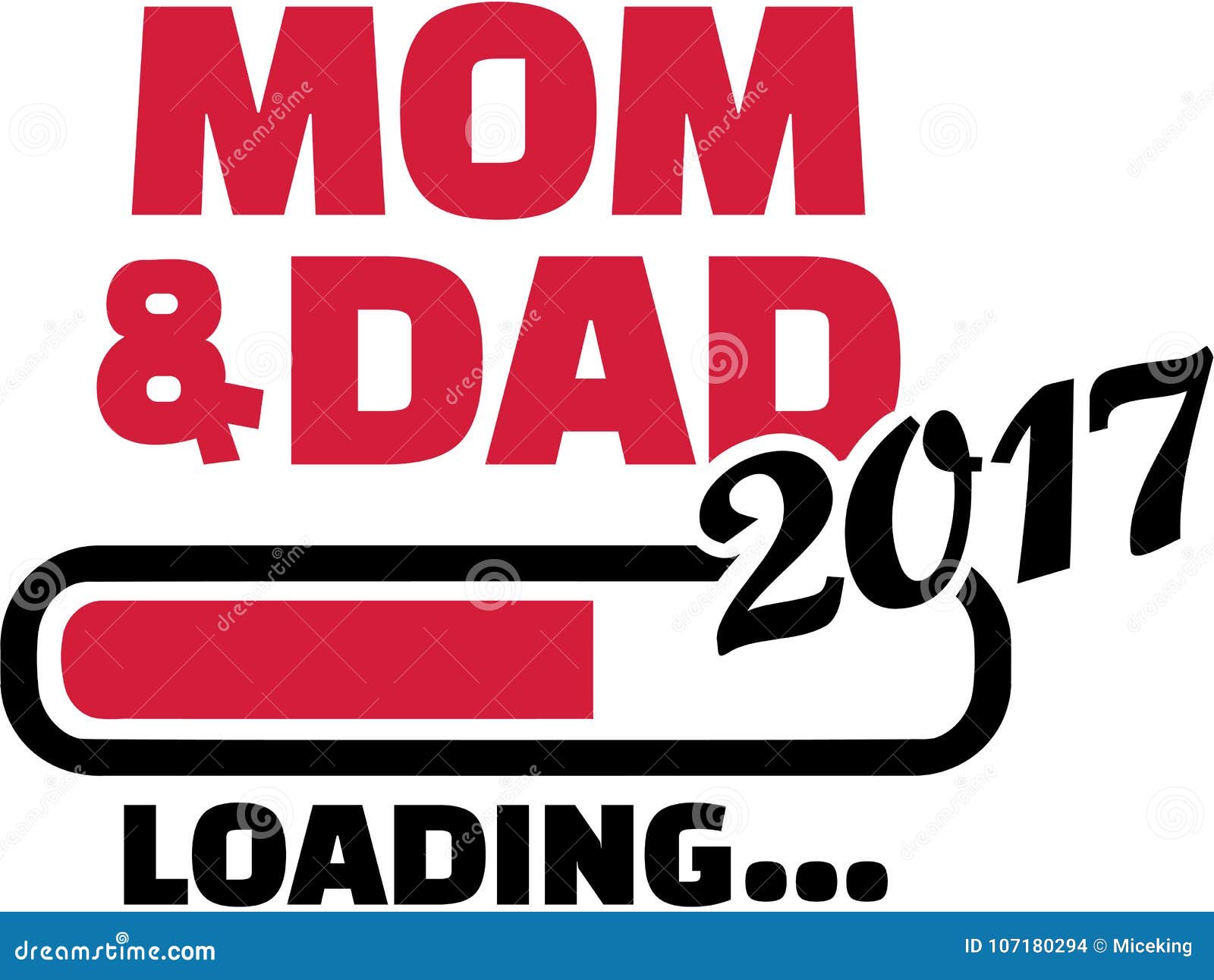 Mom and Dad are Loading 2017 Stock Vector - Illustration of loading ...