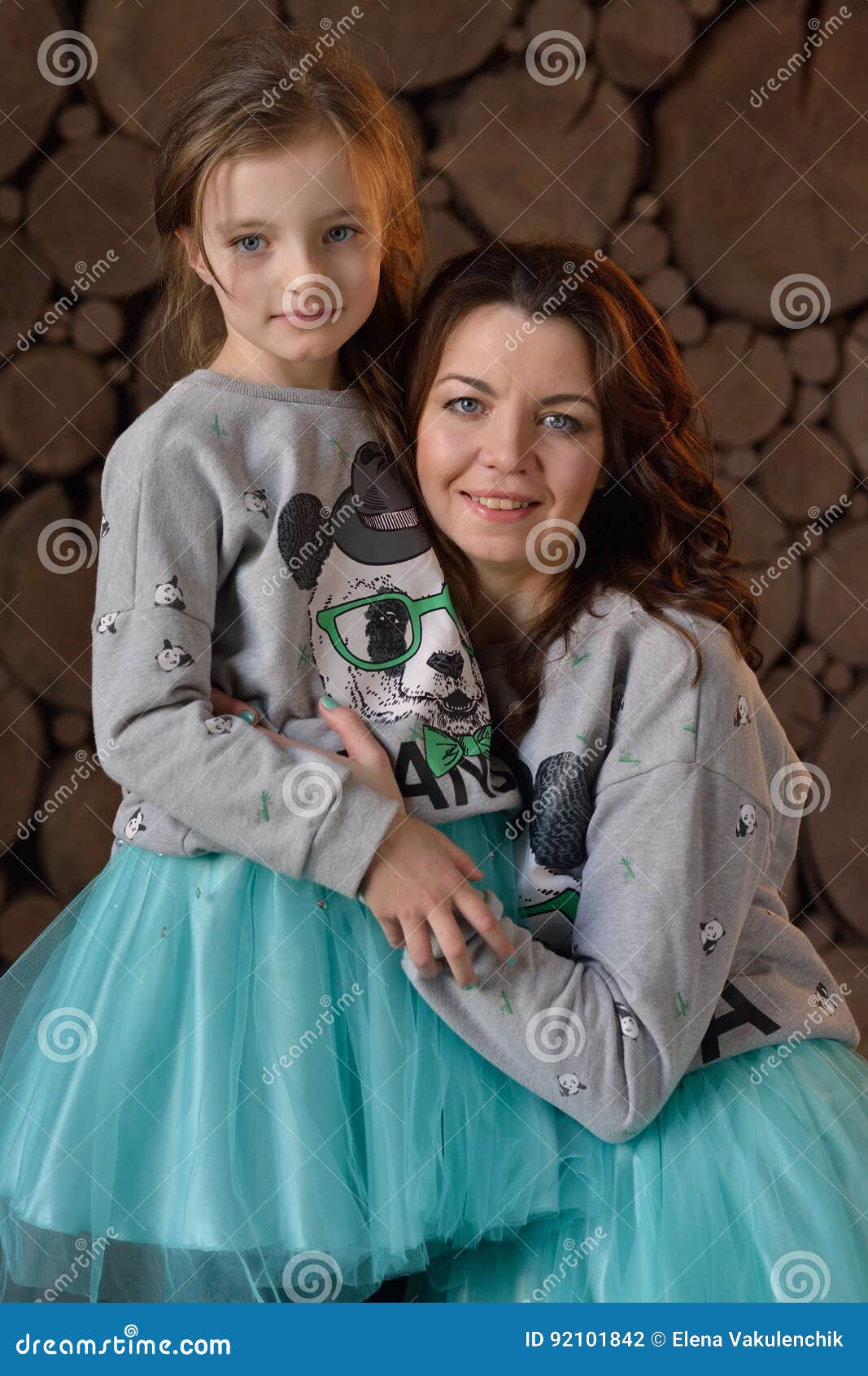 Mom and daughter at home stock photo. Image of bonnet - 92101842
