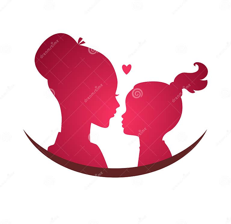 Mom And Daughter Love Stock Vector Illustration Of Mother 46639972