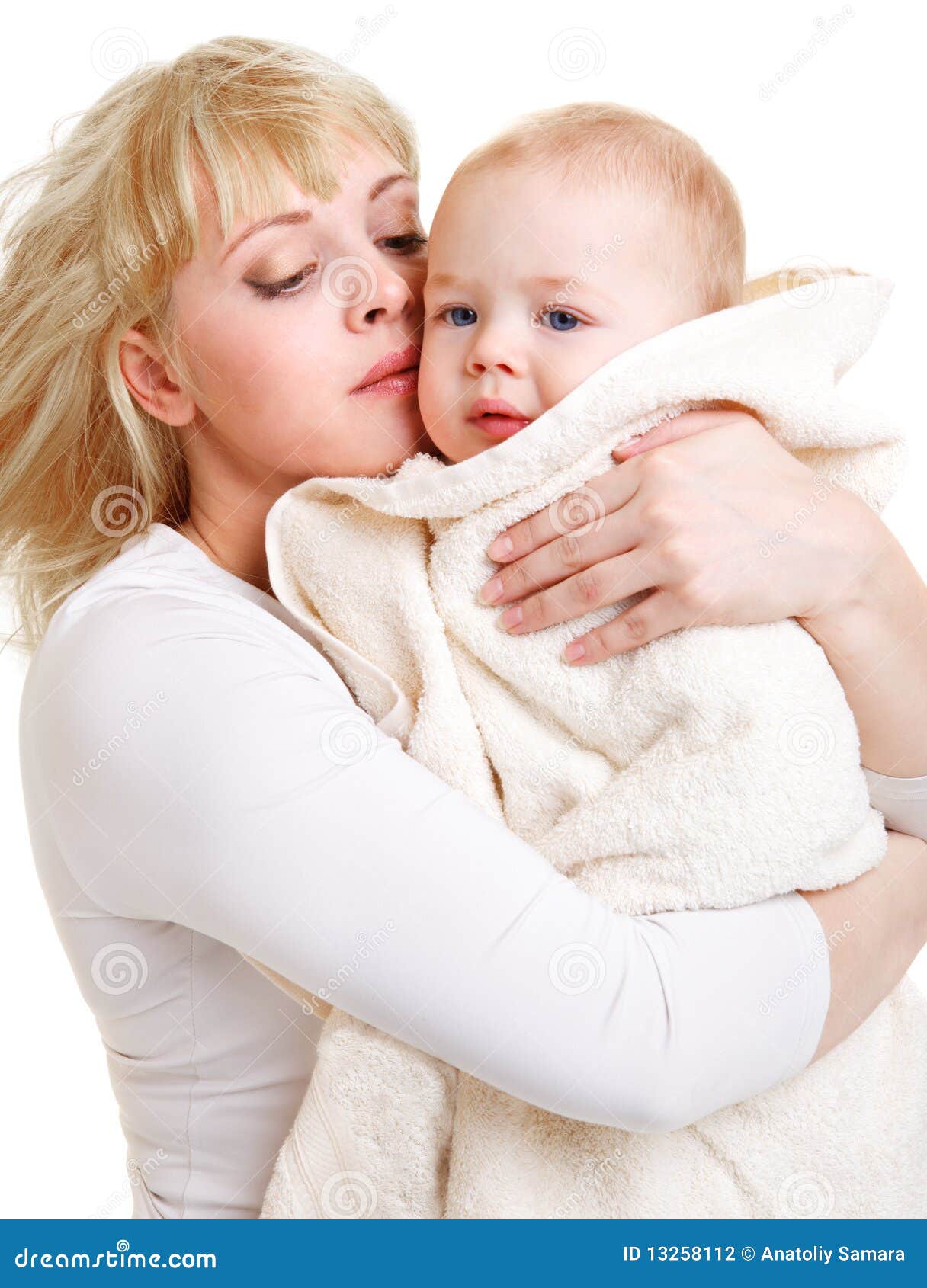 Mom embracing baby stock photo. Image of charming, beautiful - 13258112