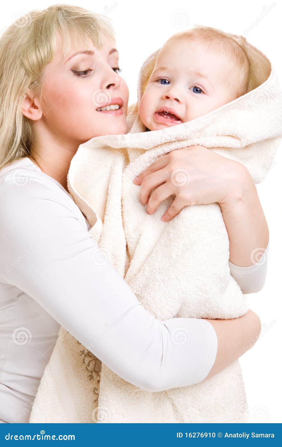 Mom embracing baby stock photo. Image of fascinating - 16276910