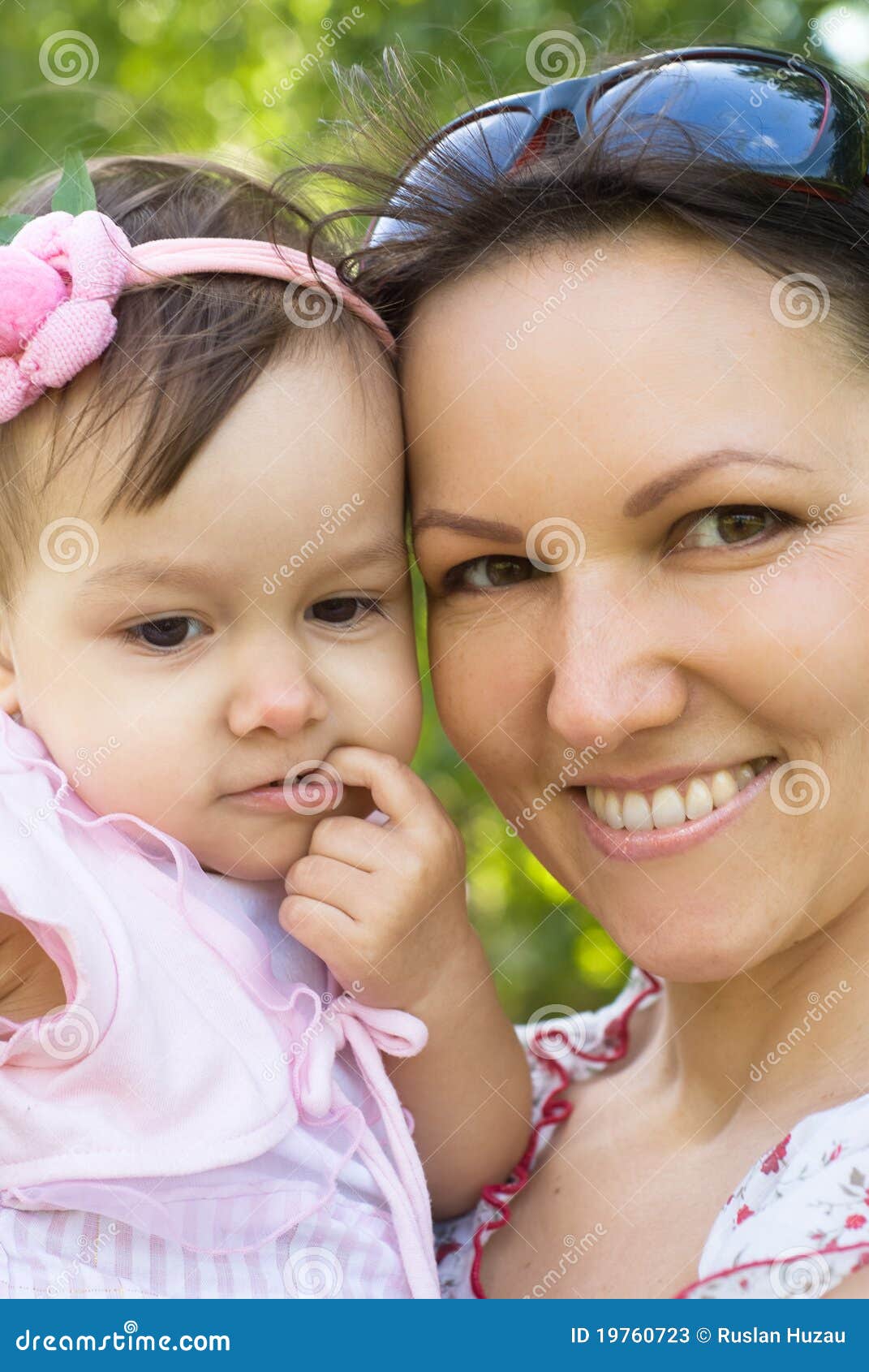 Mom with her baby stock image. Image of portrait, natural - 19760723