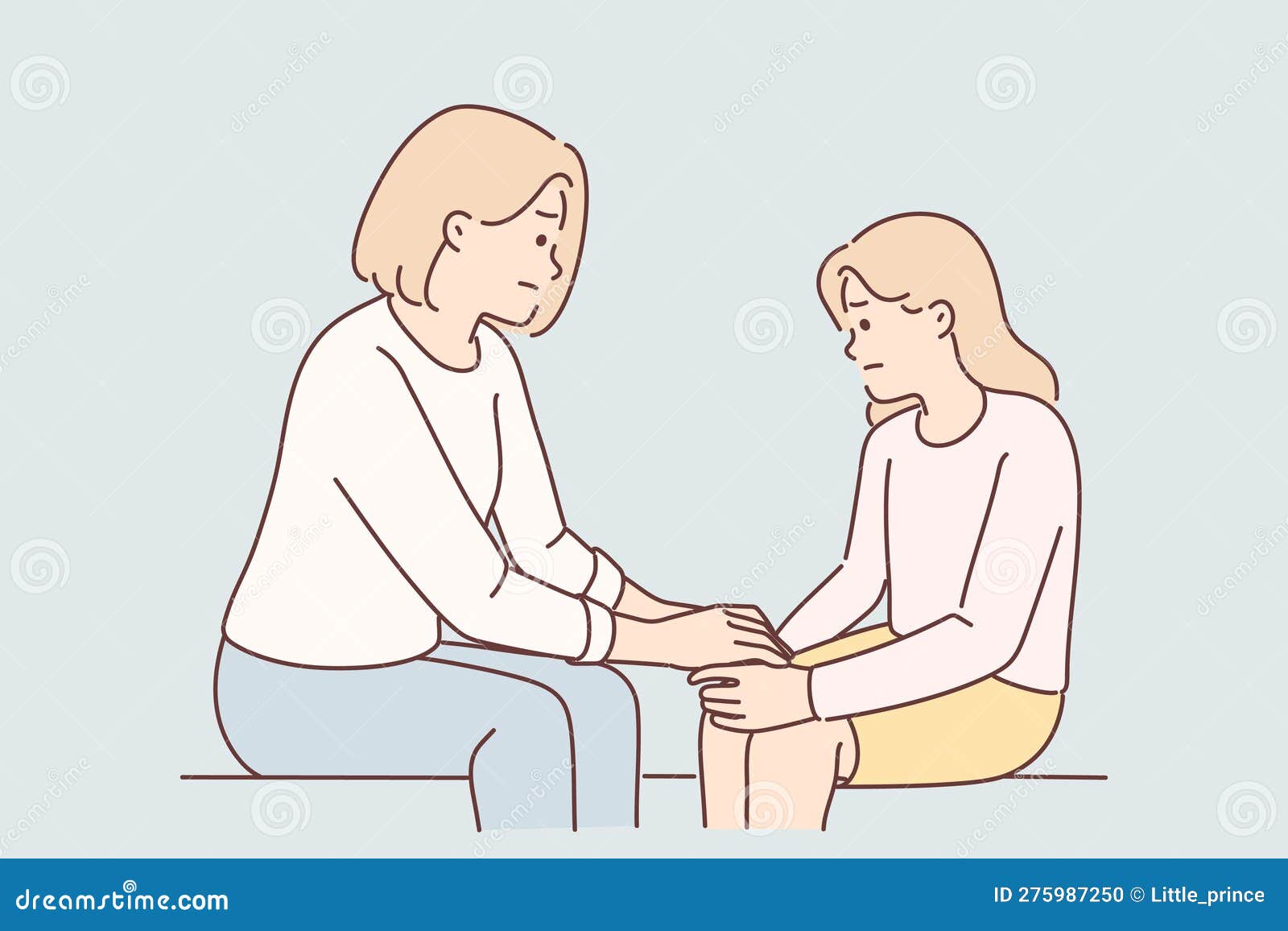 Daughter Helps Her Mother Cooking Together In The Kitchen Vector ... Daughter Helps Her Mother Cooking Together In The Kitchen Vector ...