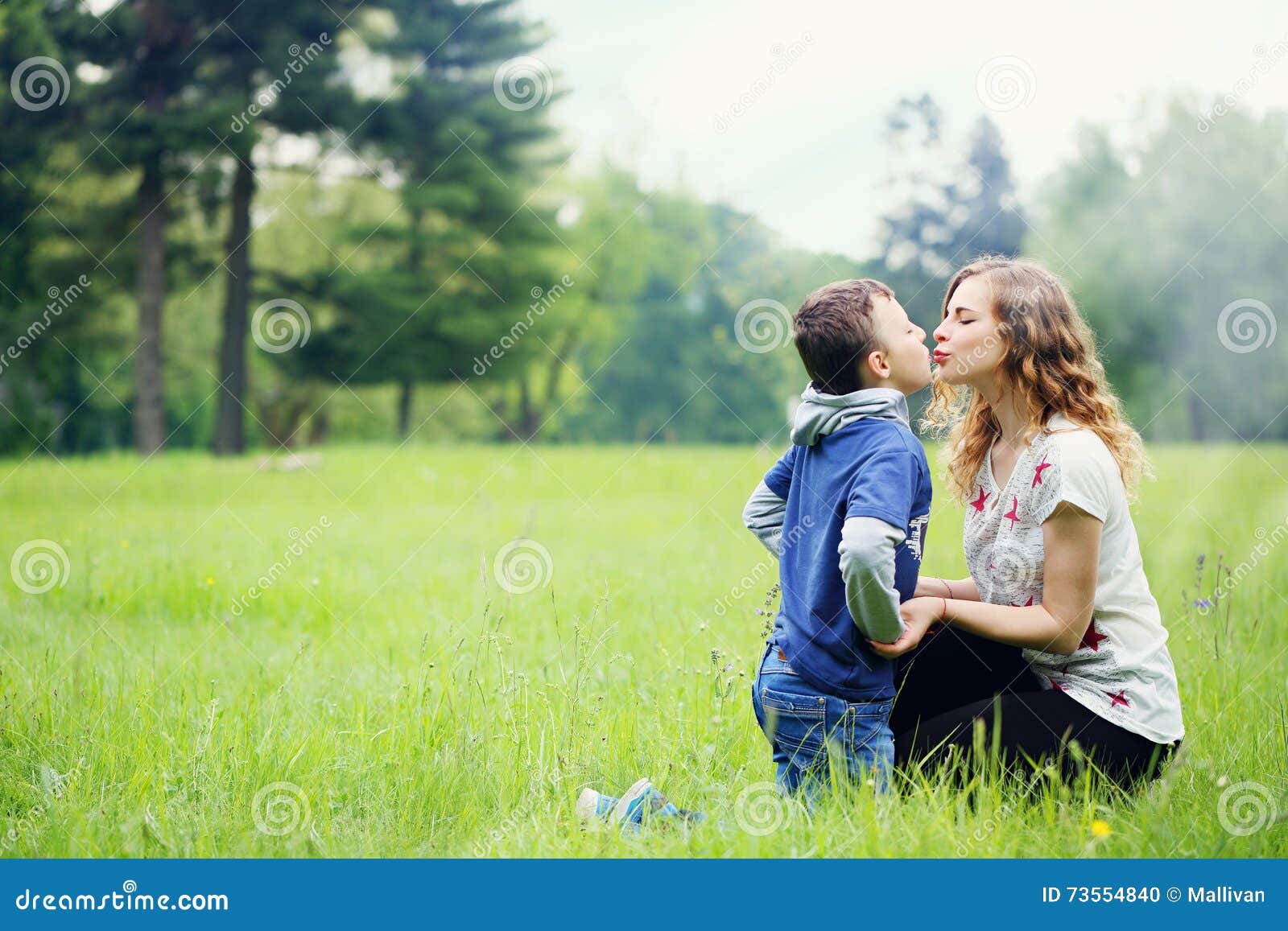 Classic Son Kissing Mom Telegraph