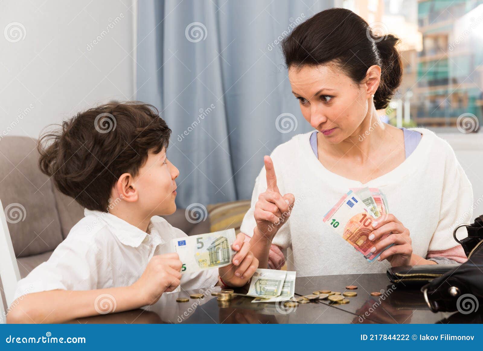 Mom Giving Money and Instructions To Son Stock Photo - Image of ... Mom Giving Money and Instructions To Son Stock Photo - Image of ...