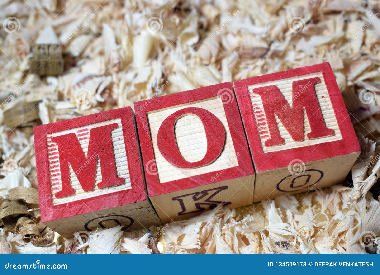 MOM text on wooden block stock image. Image of inform - 134509173