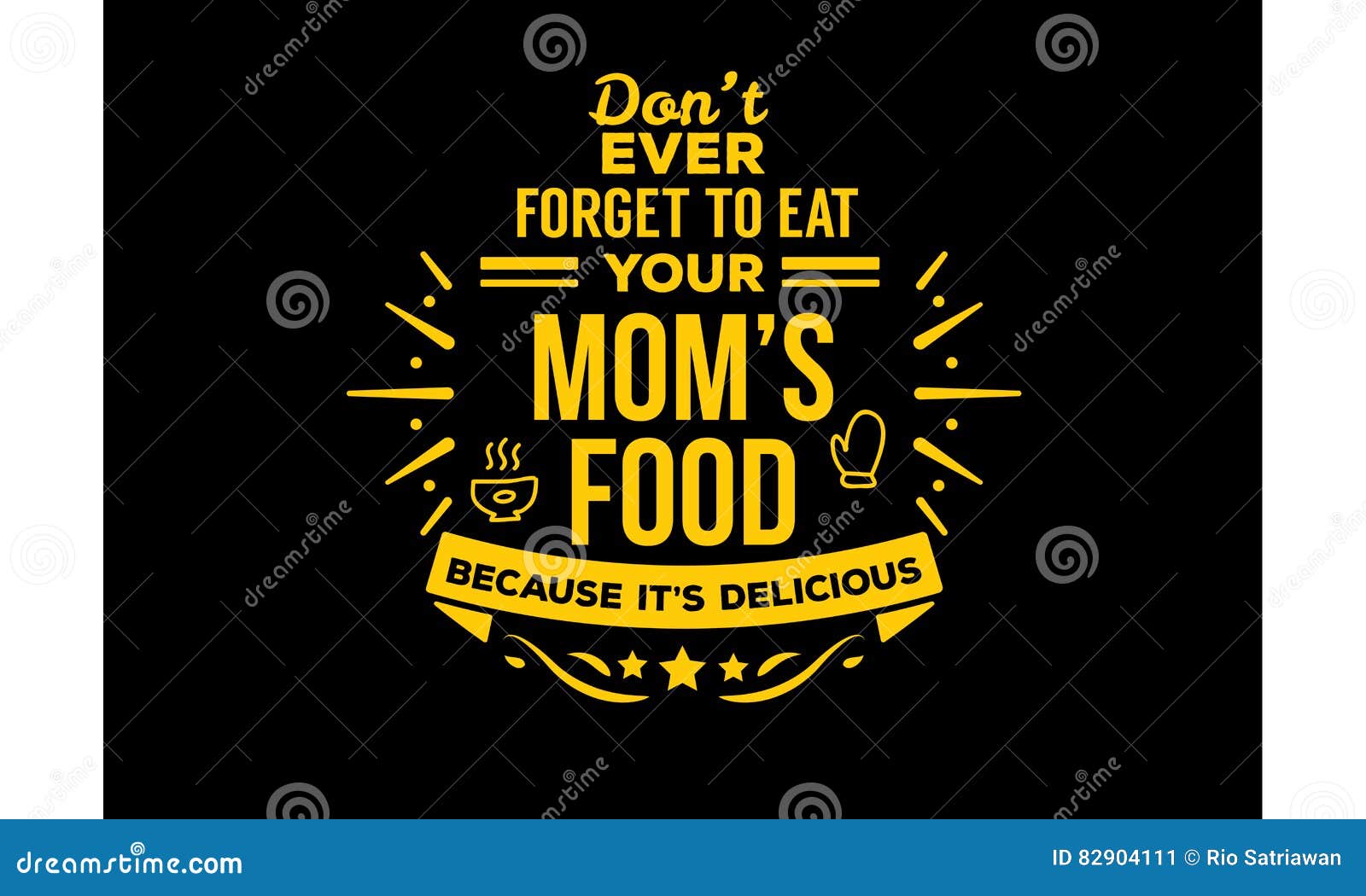 Moms food stock vector. Illustration of dinner, apron - 82904111