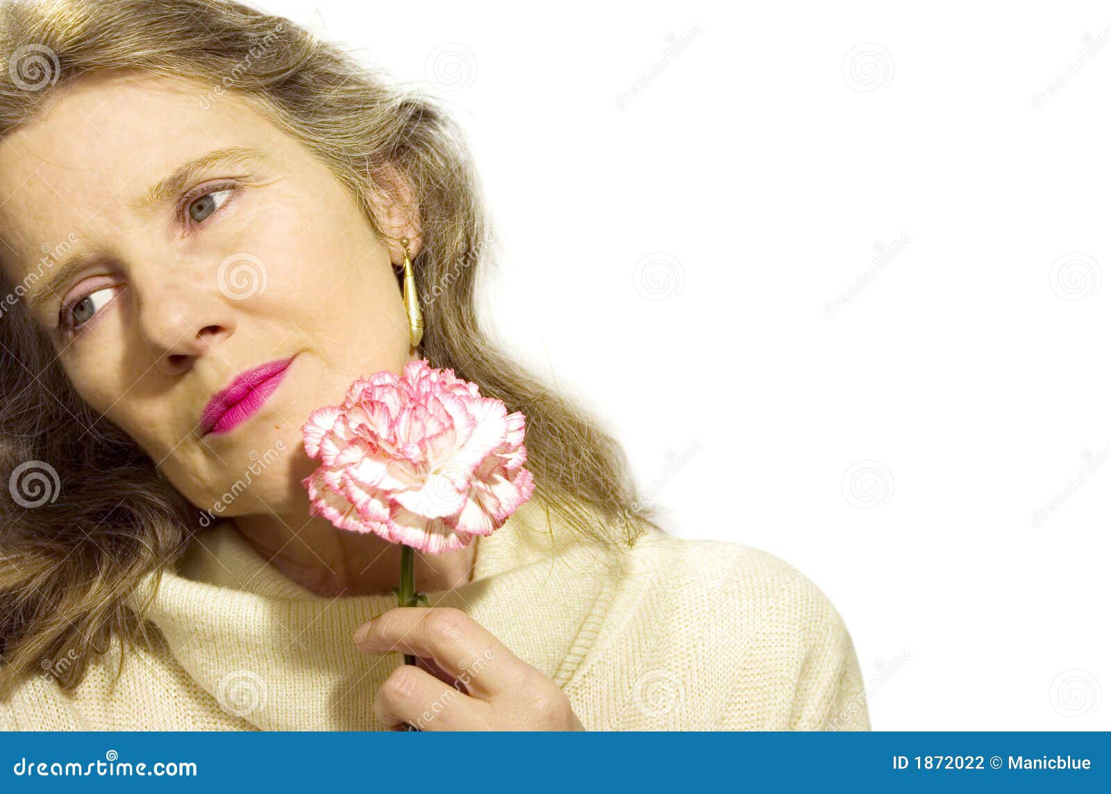 Mom thinking stock photo. Image of reasoning, makeup, middleaged - 1872022