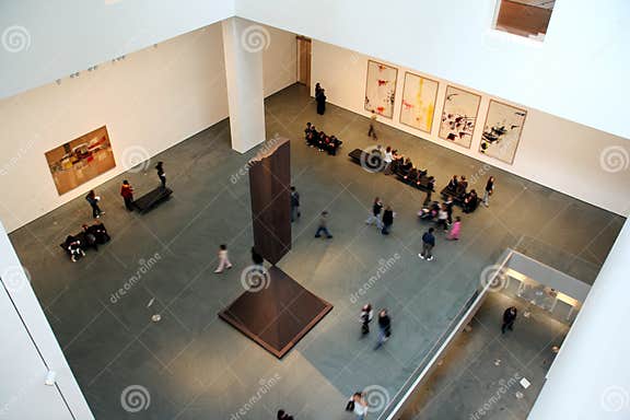 MOMA interior editorial stock photo. Image of visitors - 14191743