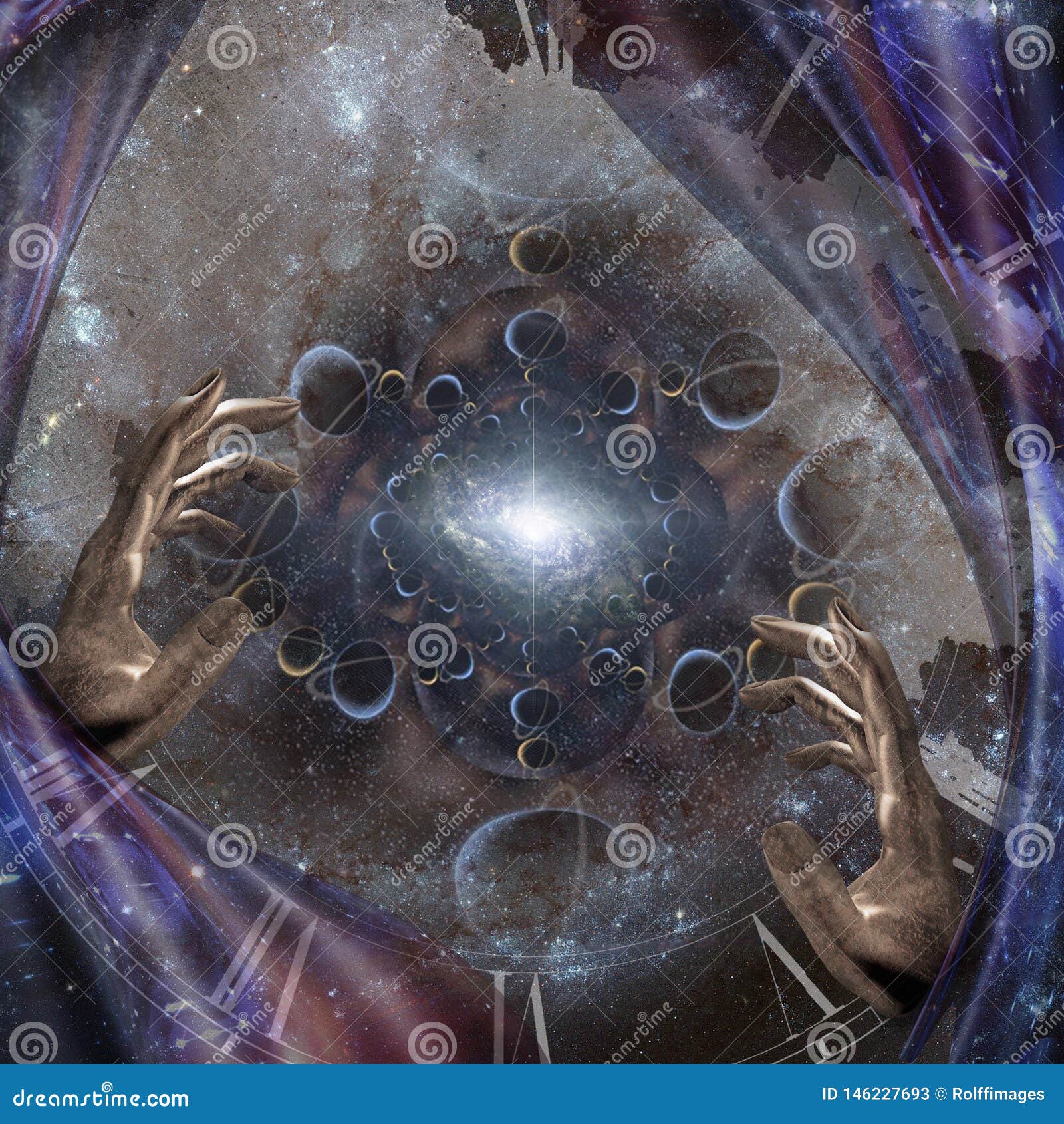 Religious Planetary Surrealism Stock Photo | CartoonDealer.com #113588916