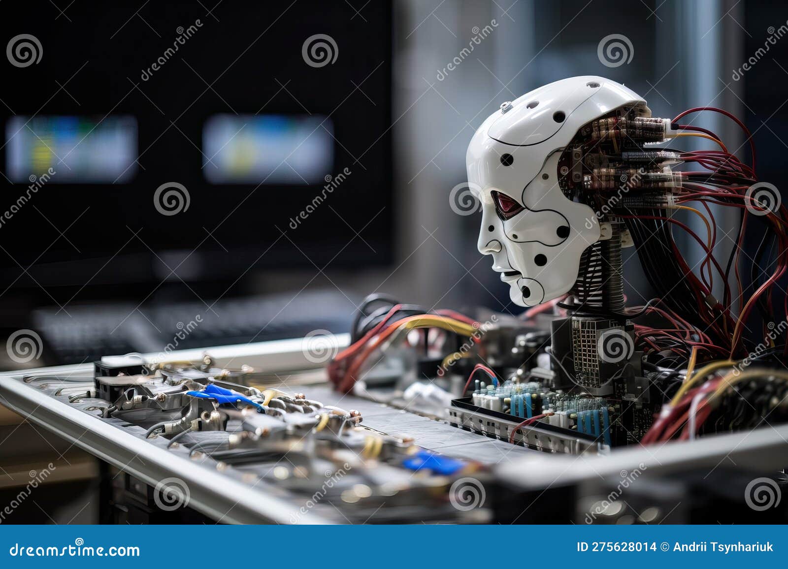 The Moment of Developing the Robot Head and Loading Artificial ... The Moment of Developing the Robot Head and Loading Artificial ...