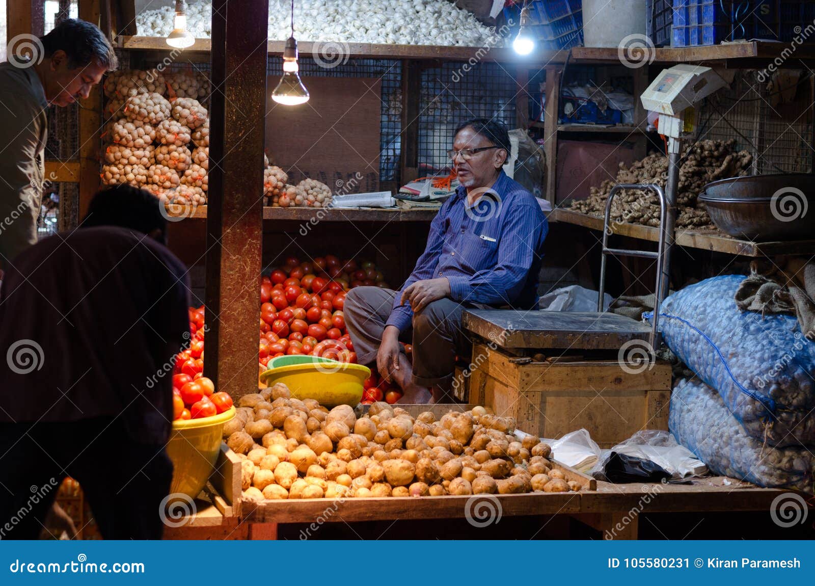 A Moment from the Market in India Editorial Photo - Image of sleep ...