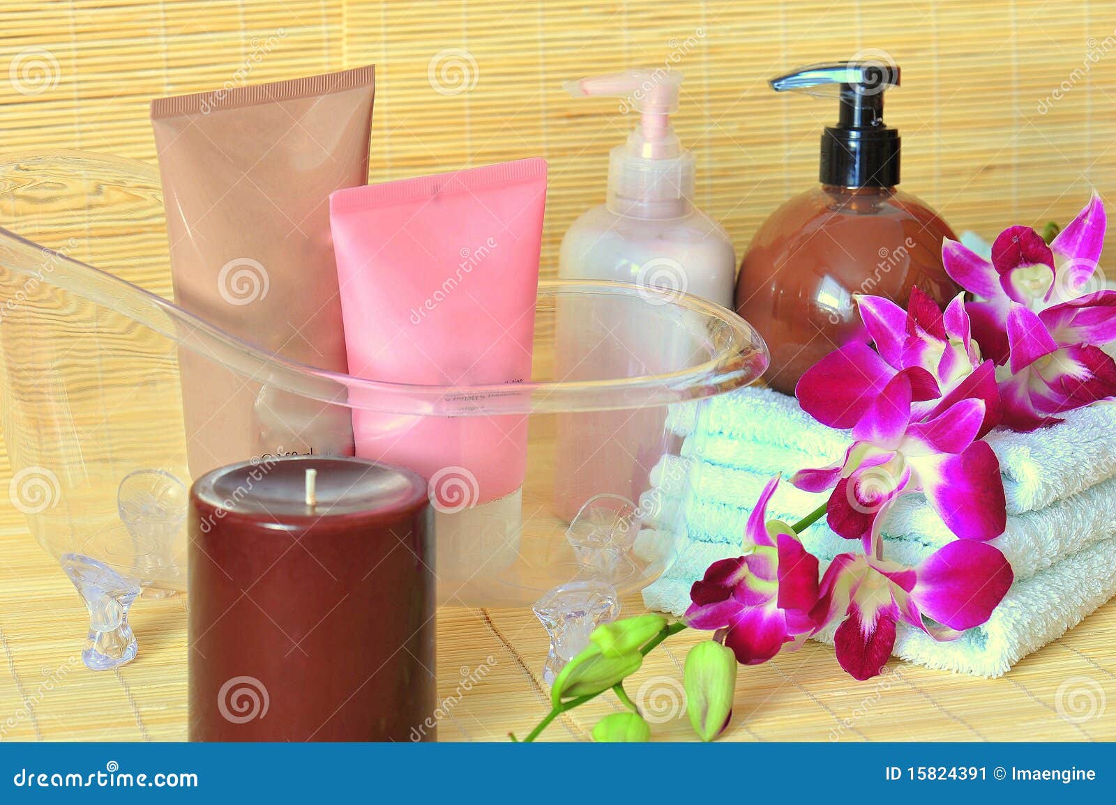Moments of Relaxation - Spa Products Stock Image - Image of imaengine ...