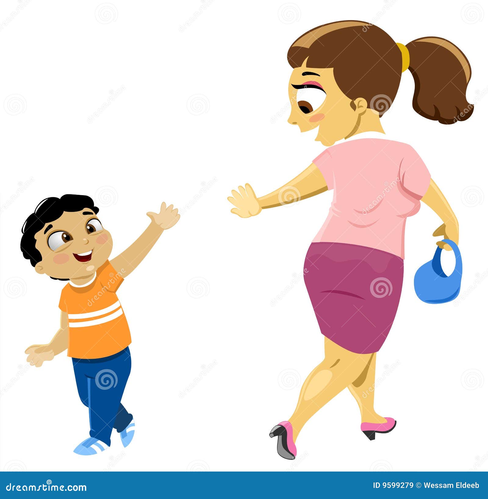 Momia del adiós ilustración del vector. Ilustración de feliz - 9599279