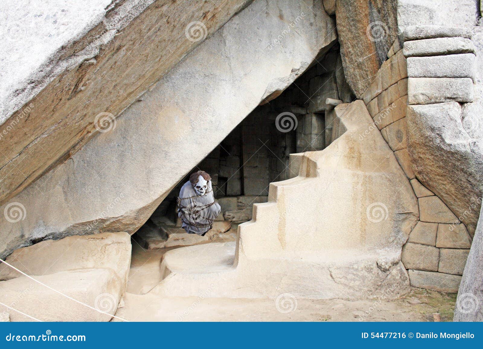 Momia real de los incas foto de archivo. Imagen de antiguo - 54477216