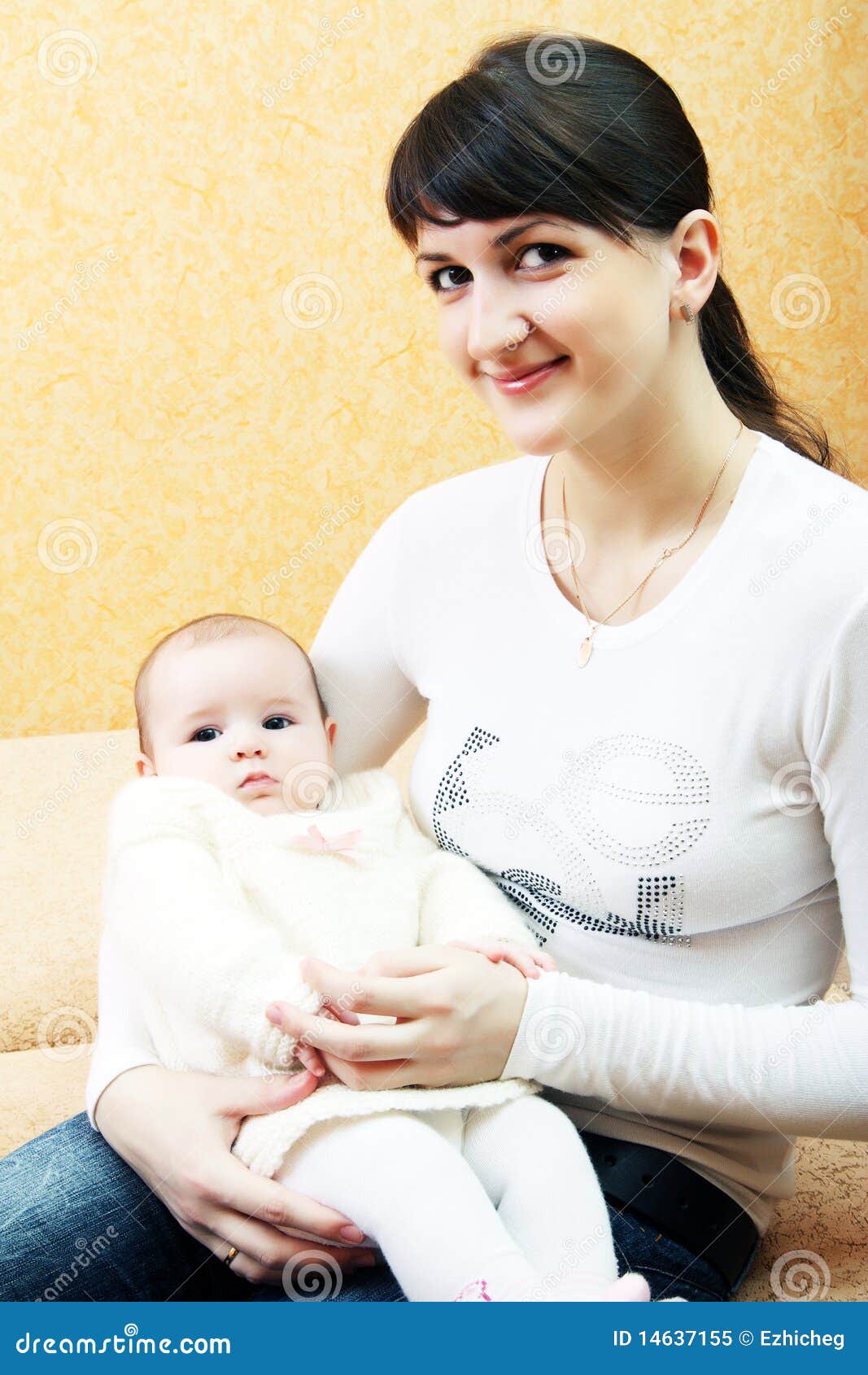 Mommy and Baby stock image. Image of love, happiness - 14637155