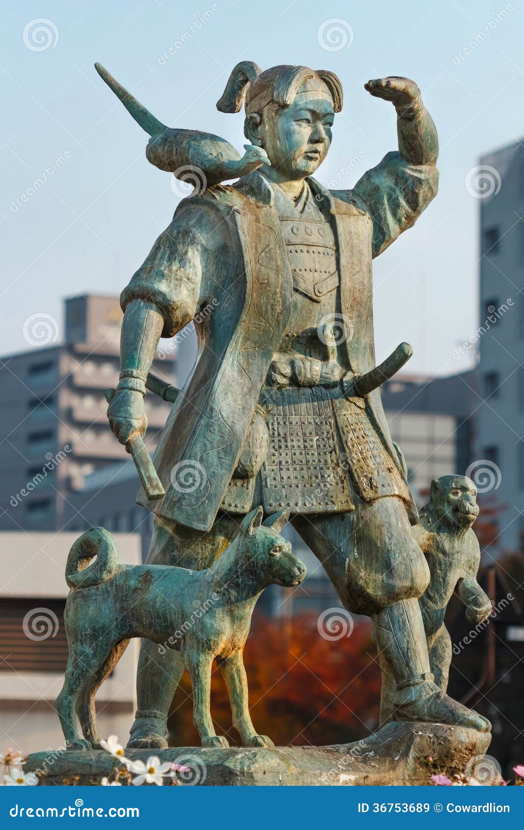Momotaro Sculpture in Front of Okayama Station Editorial Stock Image ...