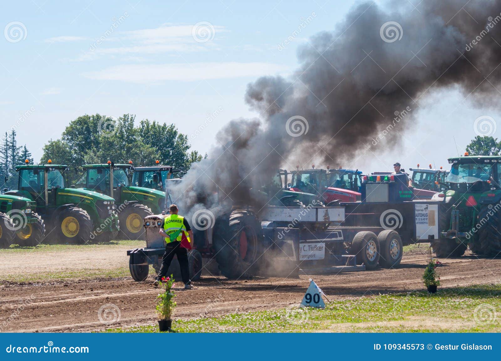 Tractor Pulling Competition Editorial Stock Photo - Image of denmark ...