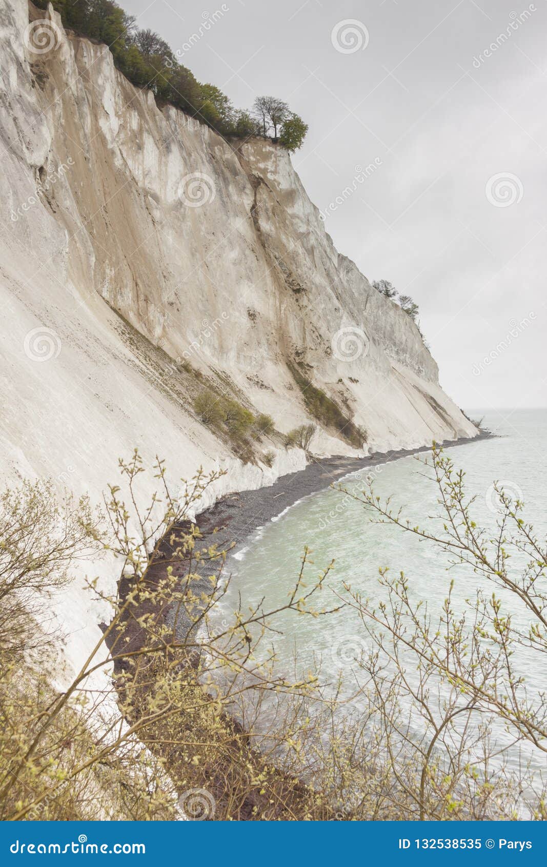 Mon, Denmark - White Cliffs Stock Image - Image of scenic, white: 132538535
