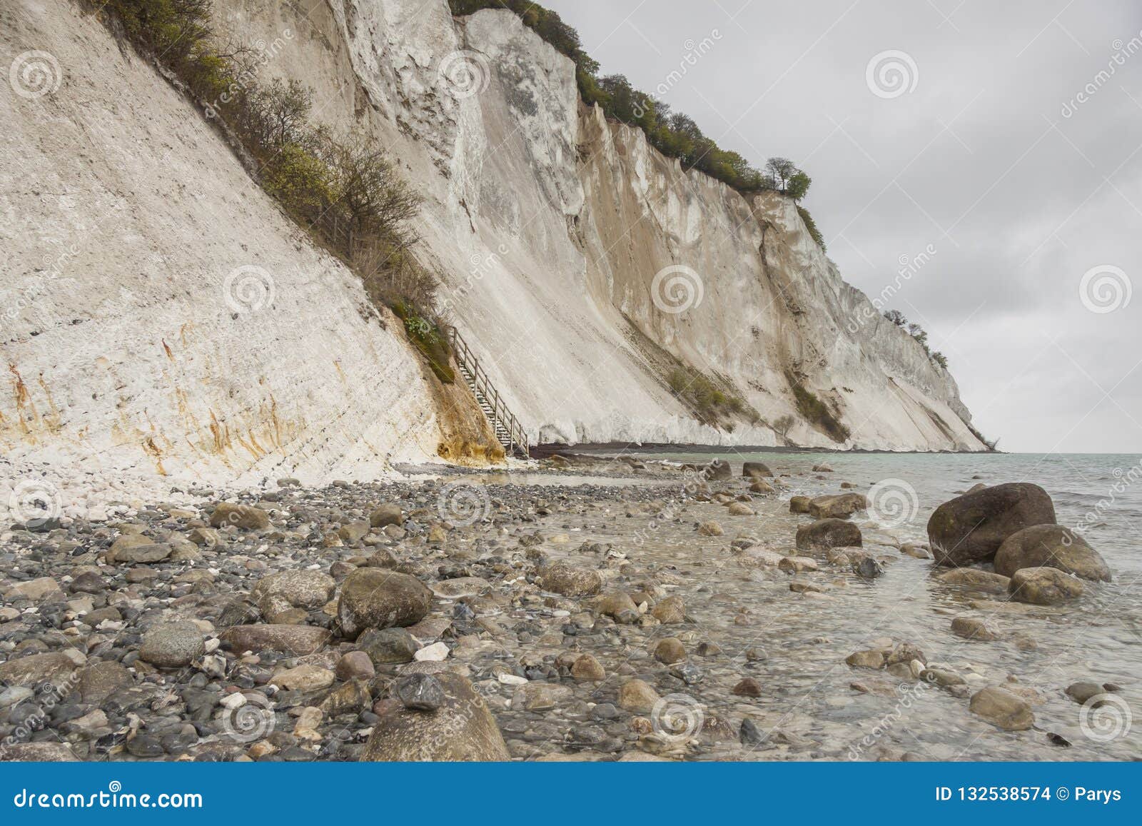 Mon, Denmark - White Cliffs Stock Photo - Image of white, island: 132538574