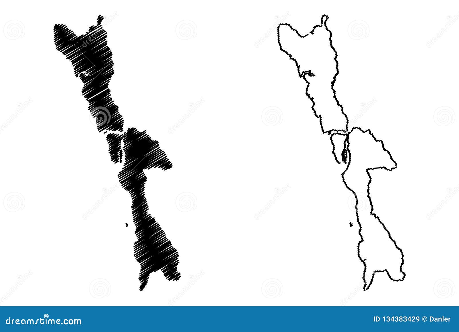 Mon State map vector stock vector. Illustration of insignia - 134383429