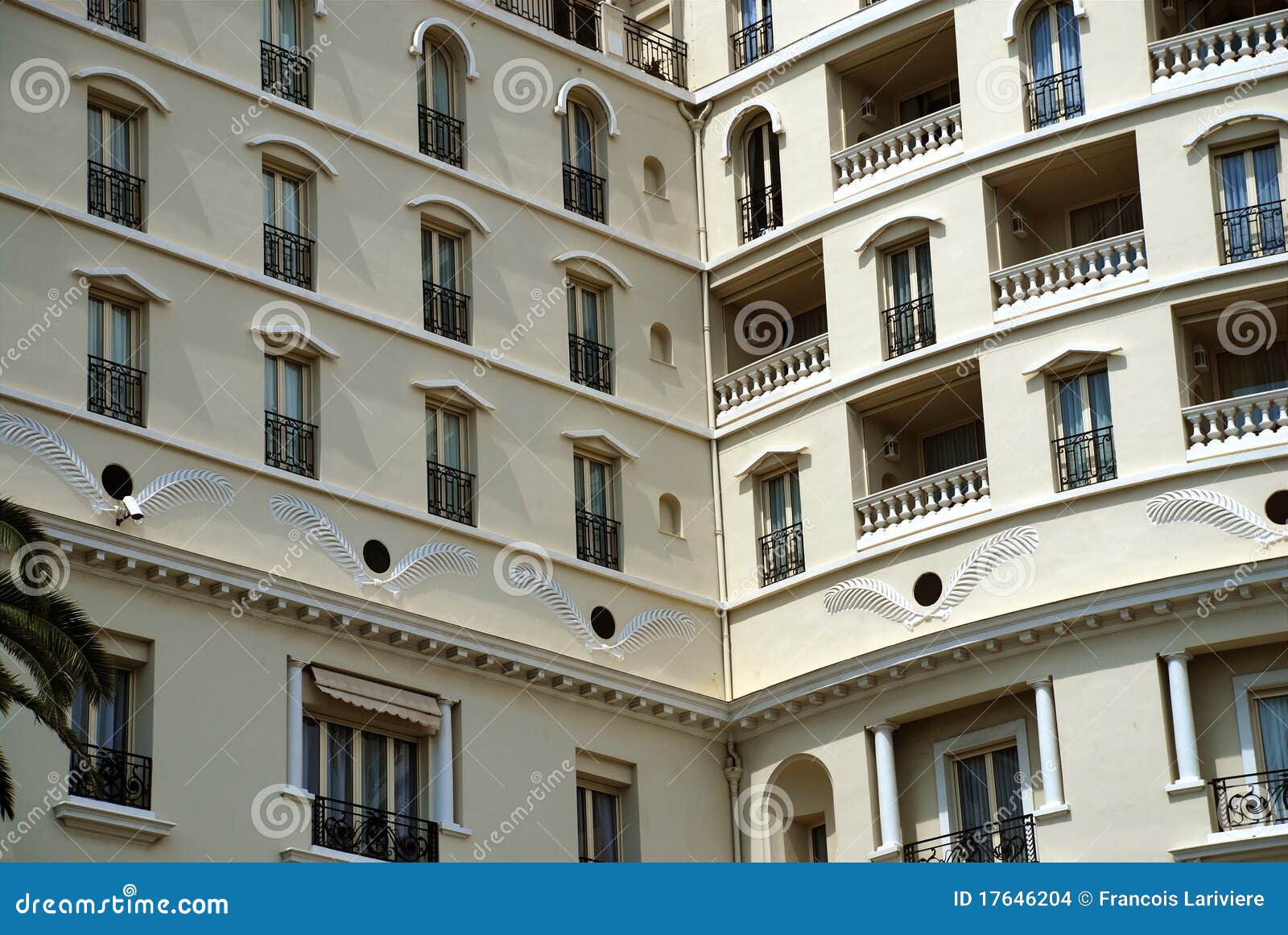 Monaco Apartments Windows and Balcony Stock Photo - Image of outdoors ...