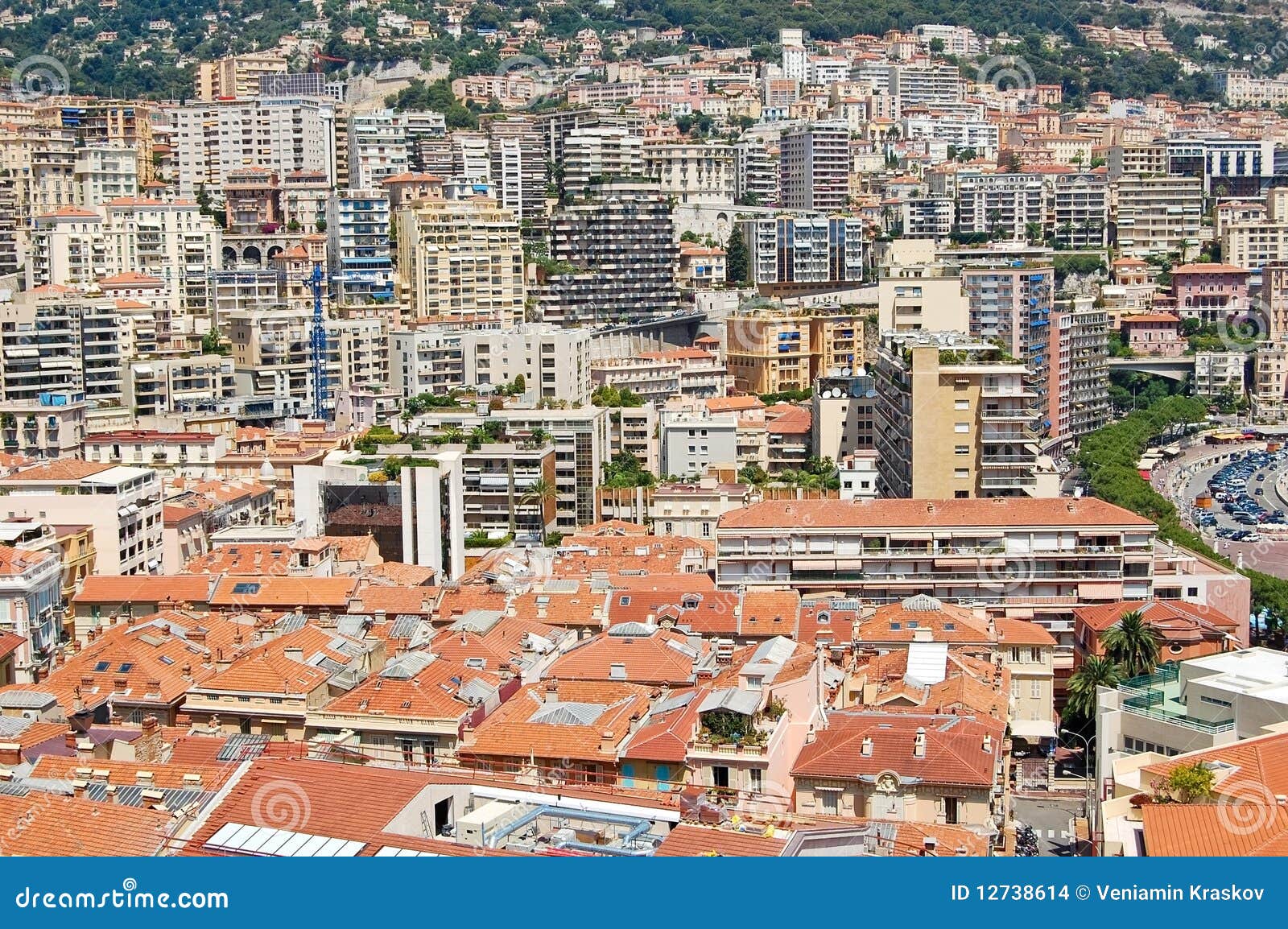 Monaco area view stock photo. Image of famous, apartment - 12738614