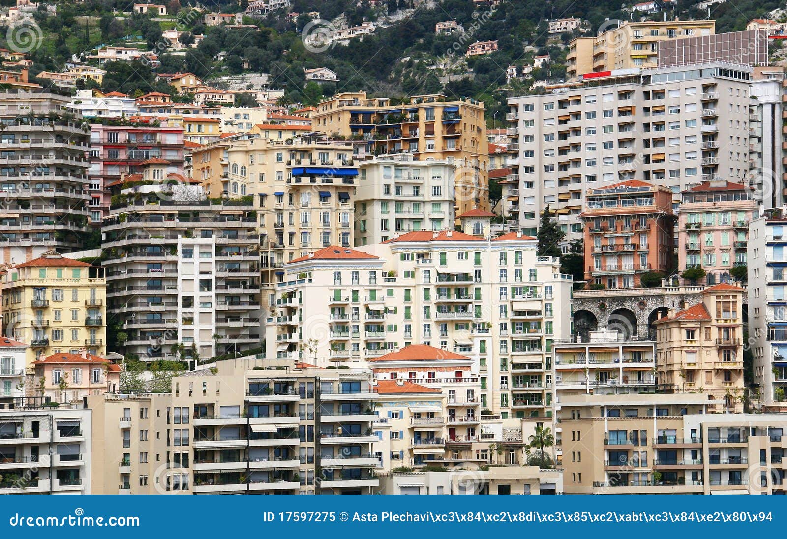 Monaco buildings stock image. Image of europe, live, gulf - 17597275