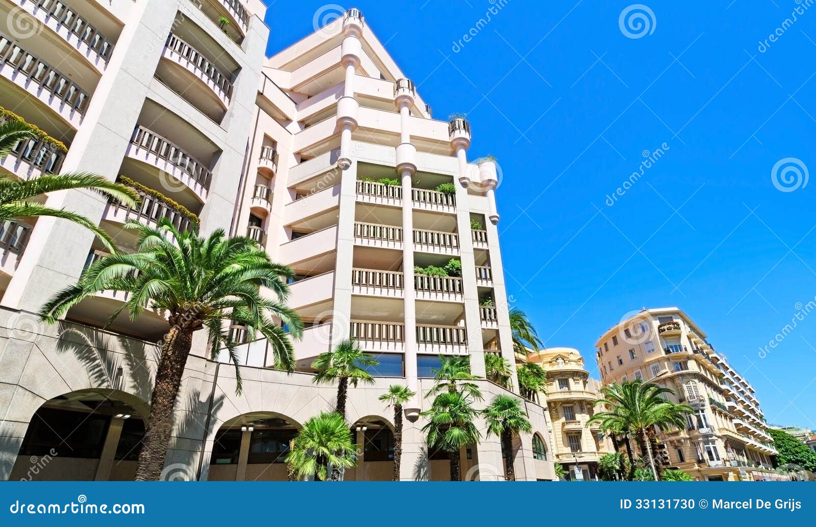 Monaco buildings stock photo. Image of monte, monaco - 33131730