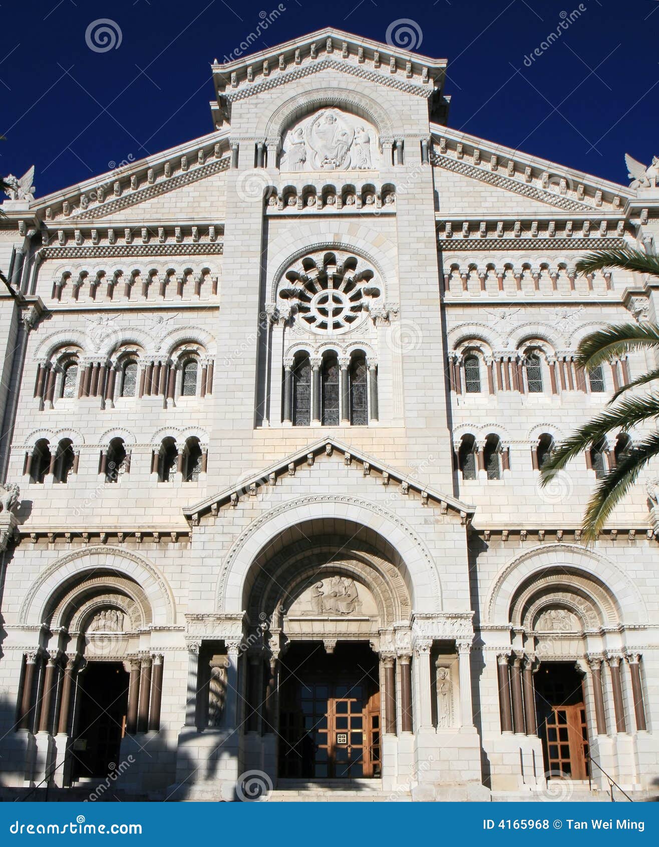 Monaco Cathedral stock photo. Image of belief, historical - 4165968