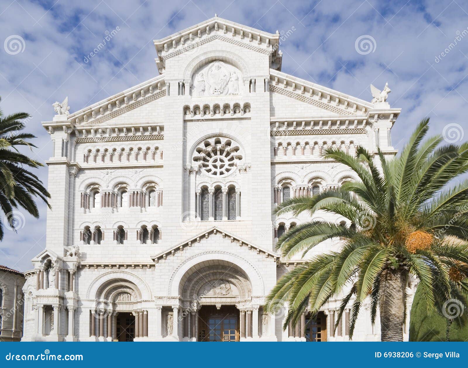 Monaco cathedral stock photo. Image of catholic, cathedral - 6938206