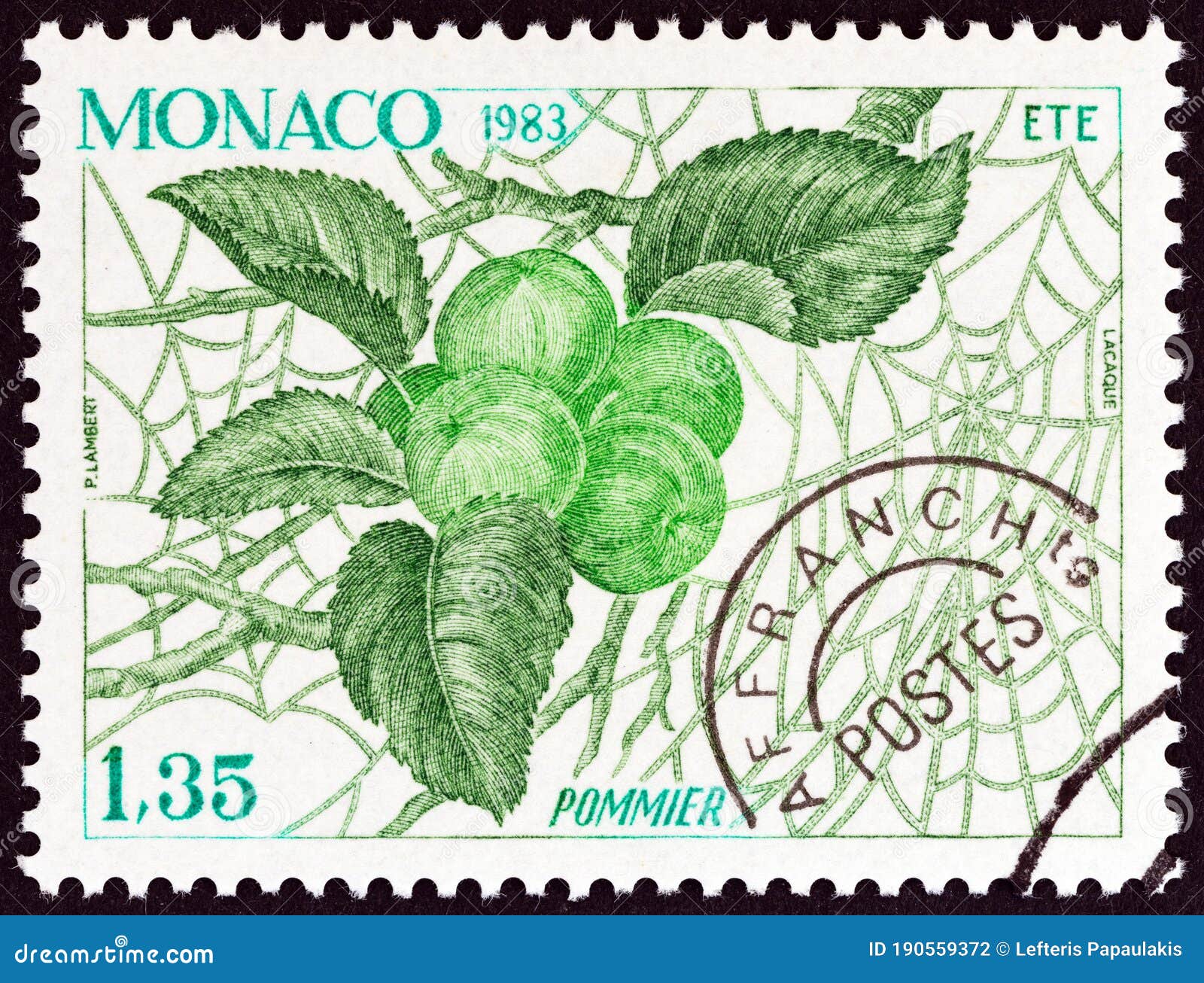MONACO - CIRCA 1983: A Stamp Printed In Monaco From The `The Four ...