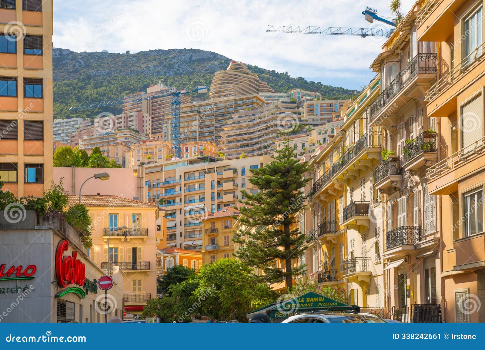 Monaco, City of Monte Carlo View Editorial Photo - Image of ...
