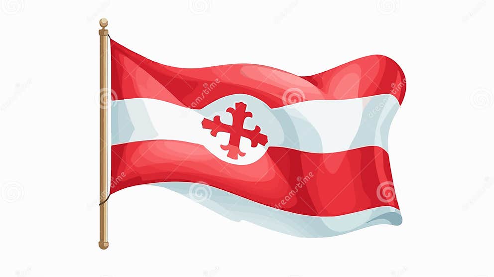 Monaco Flag Vector Cartoon Vector Illustration Stock Illustration ...