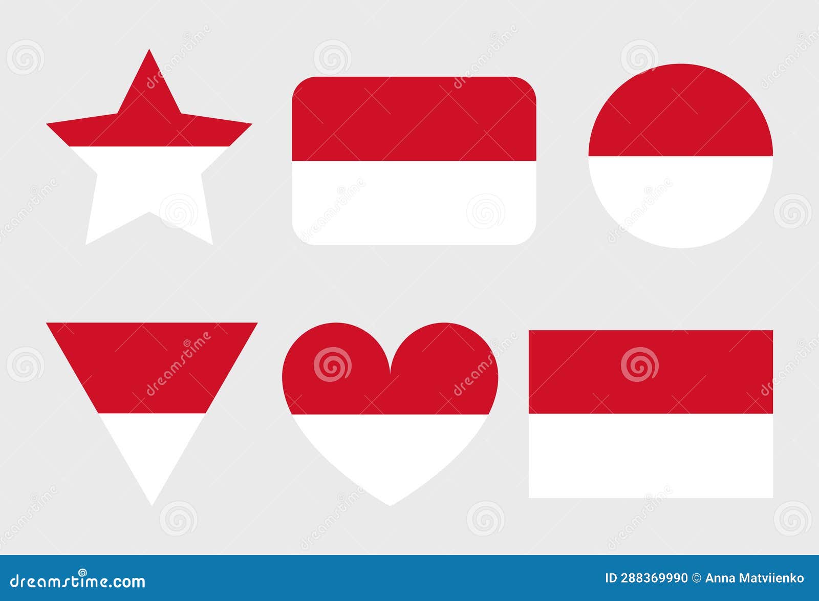 Monaco Flag Vector Icons Set of Illustrations Stock Illustration ...