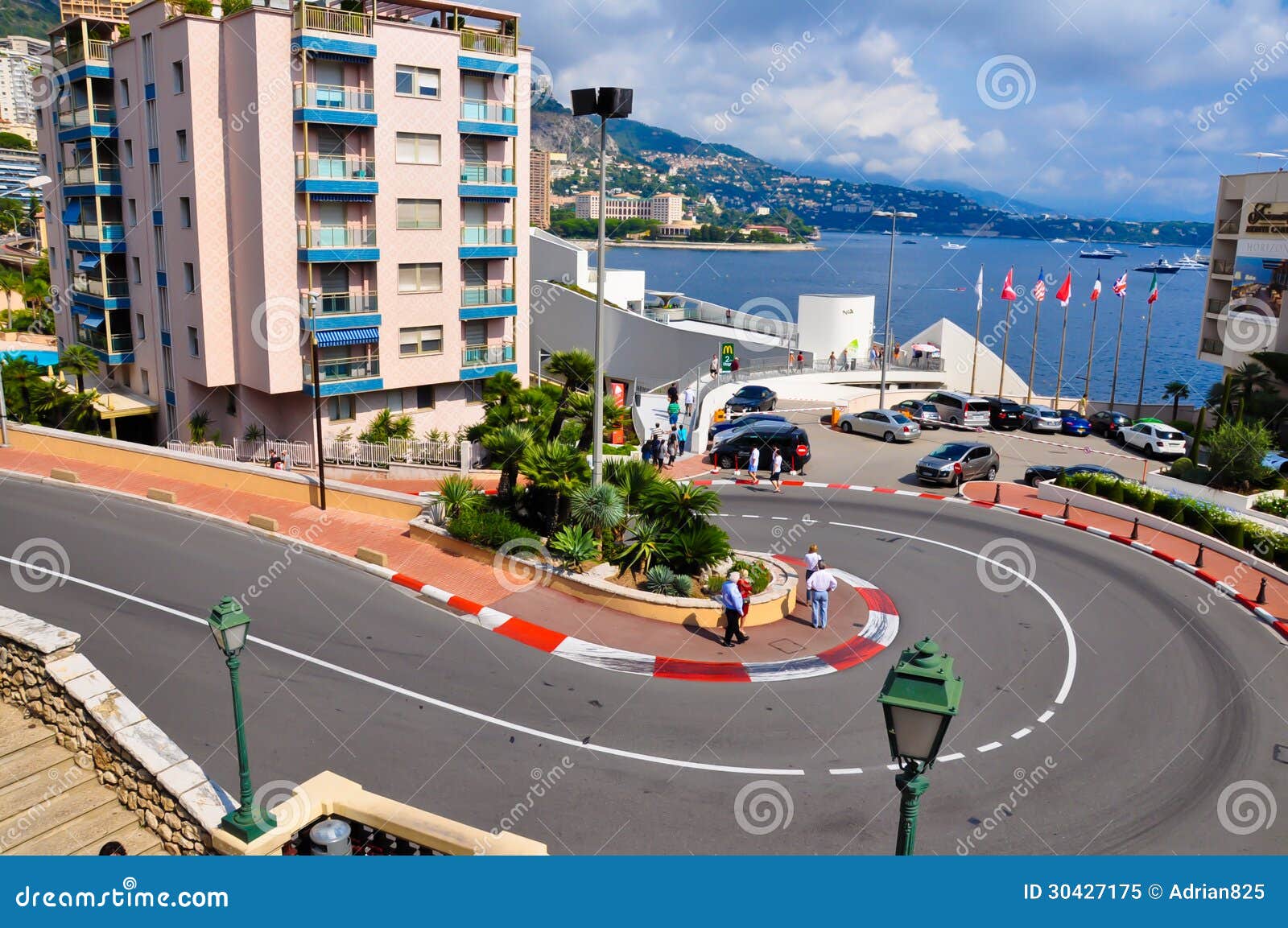Monaco grand prix circuit editorial image. Image of engine - 30427175
