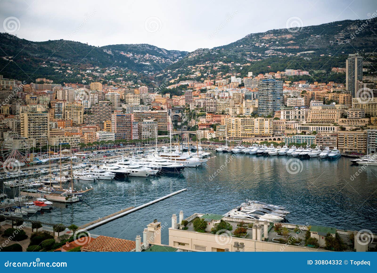 Monaco Harbour, Monte Carlo, View Stock Photo - Image of pier, jetty ...