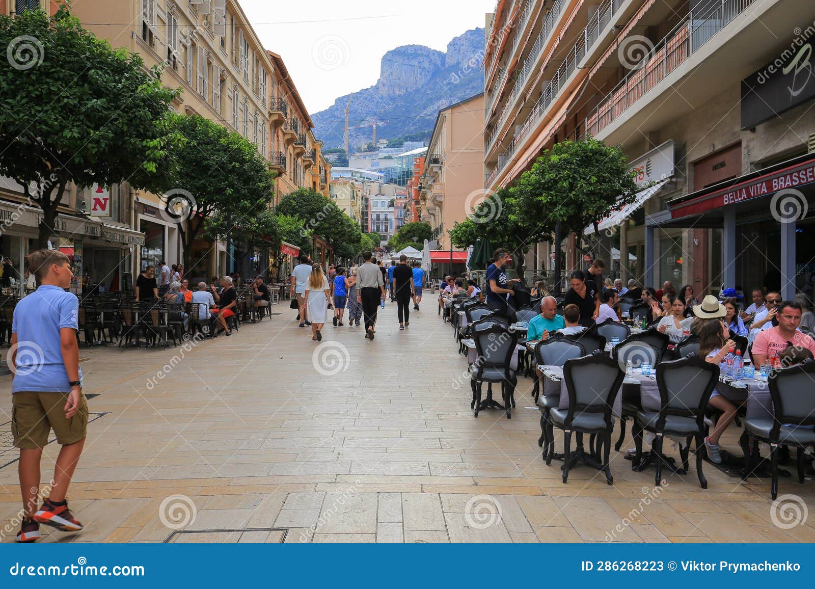 Monaco - 23 July, 2019: People on the Street in Monaco Editorial Stock ...