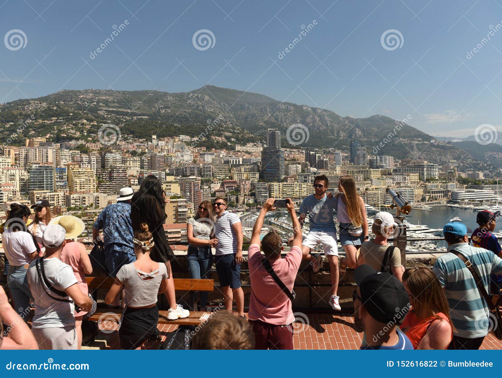 Monaco - June 20, 2019: Crowd Tourists in the Centr of Monaco Editorial ...