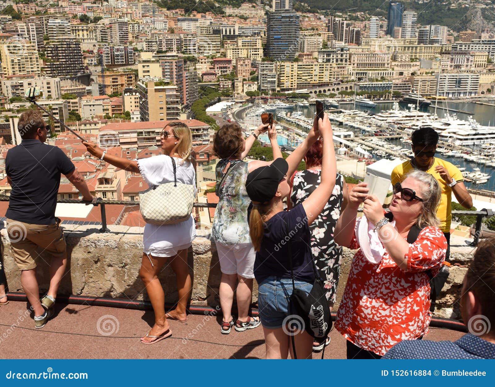 Monaco - June 23, 2019: Crowd Tourists in the Centr of Monaco Editorial ...