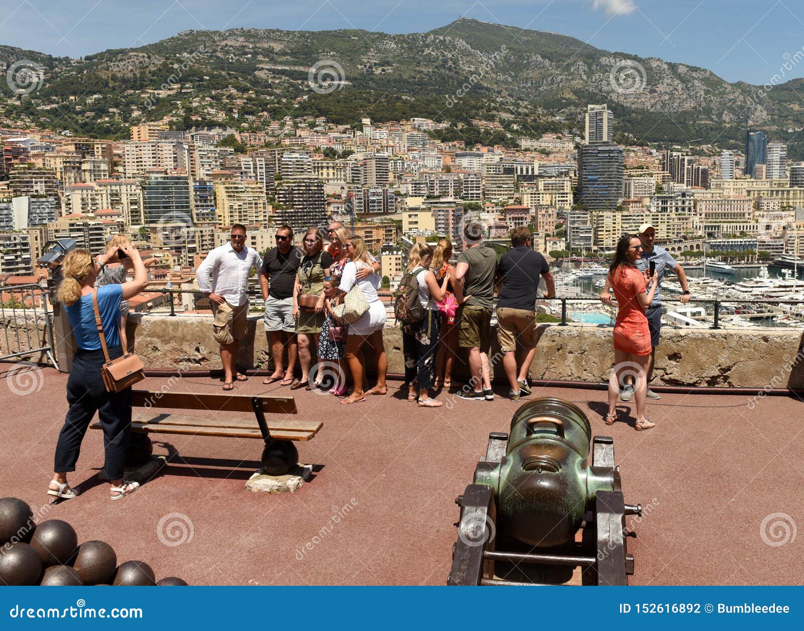 Monaco - June 23, 2019: Crowd Tourists in the Centr of Monaco Editorial ...