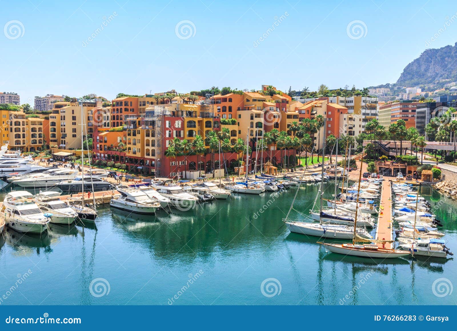 Monaco Monte Carlo Sea View Stock Image - Image of apartment, carlo ...