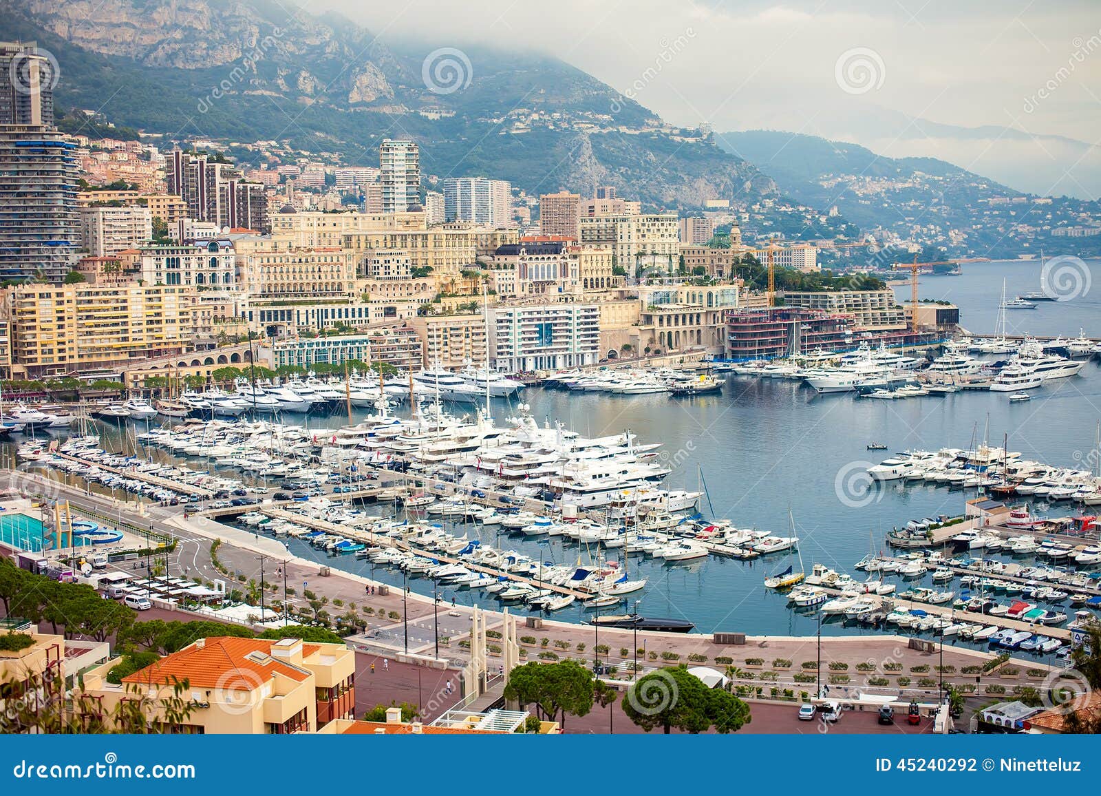 Monaco stock photo. Image of coast, cityscape, landscape - 45240292