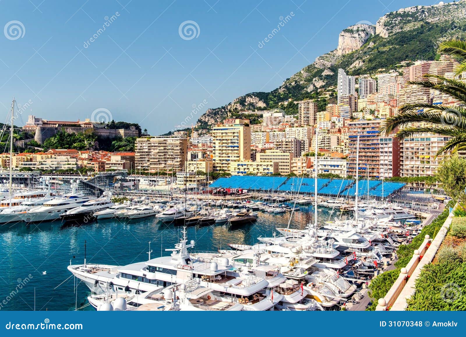 Monaco stock photo. Image of harbor, panoramic, panorama - 31070348
