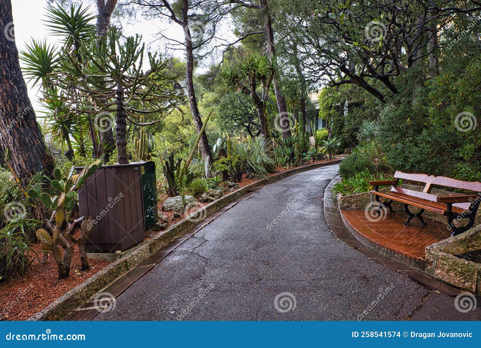 Monaco - Park in Principality of Monaco. Stock Photo - Image of world ...