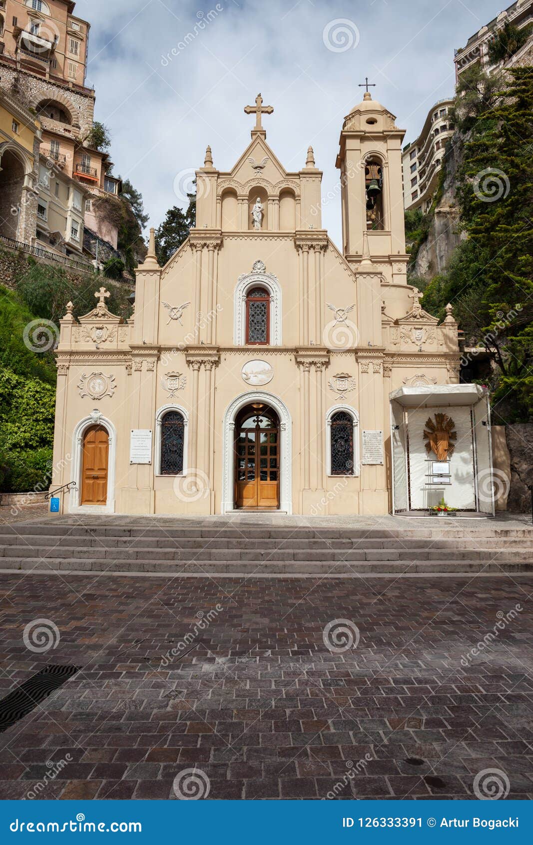 Saint Devote Chapel in Monaco Stock Image - Image of building, devota ...