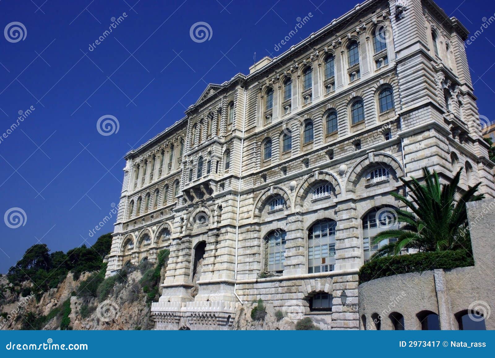 Monaco S Oceanographic Museum Stock Image - Image of facade, landmark ...
