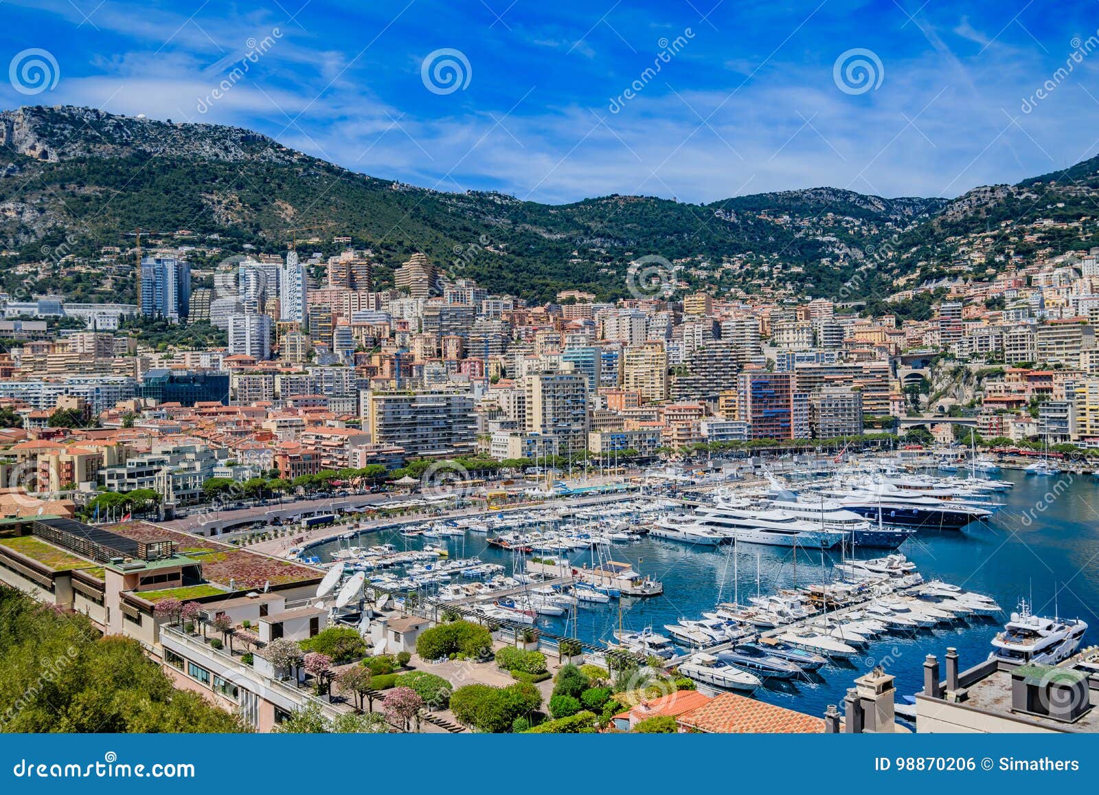 Monaco Skyline Editorial Image | CartoonDealer.com #98870206