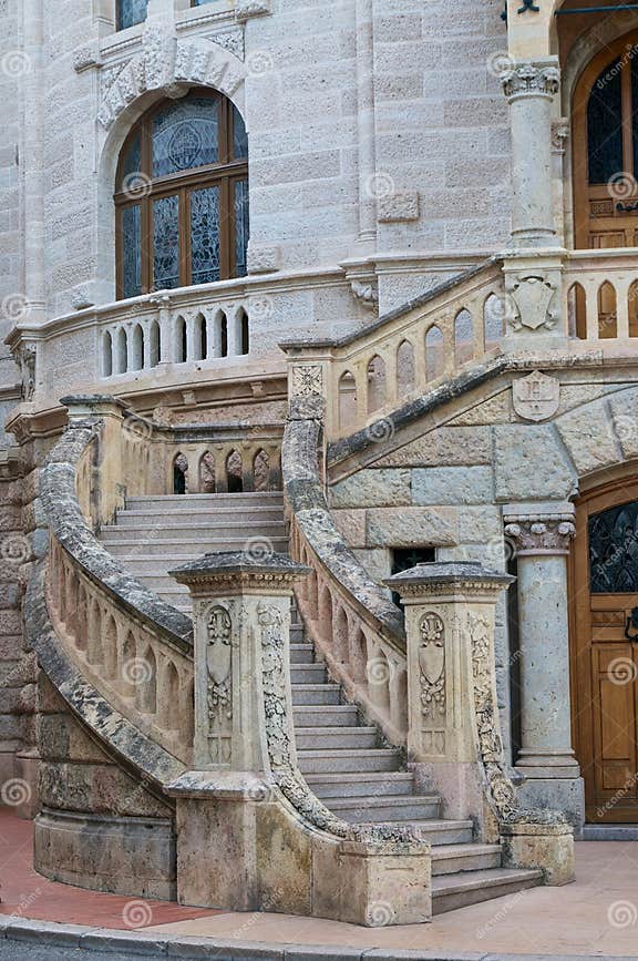 Monaco stair stock photo. Image of church, structure - 63017378